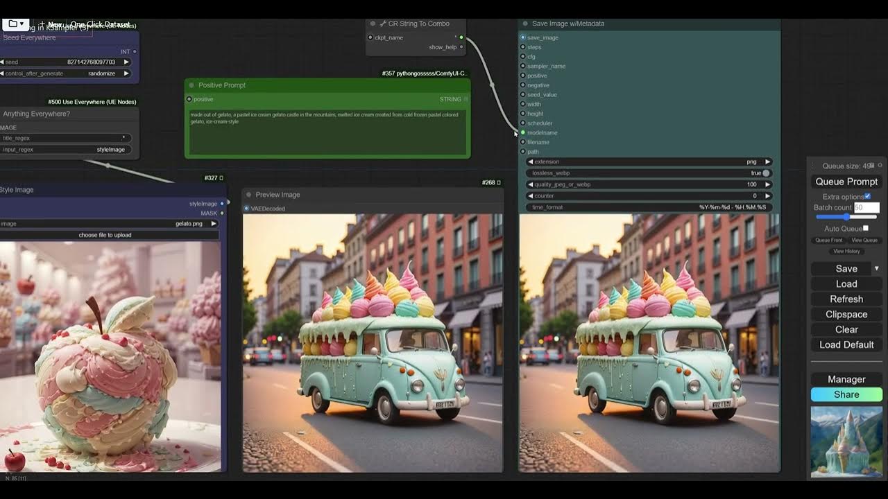 ComfyUI Workflow - One Click Dataset - YouTube