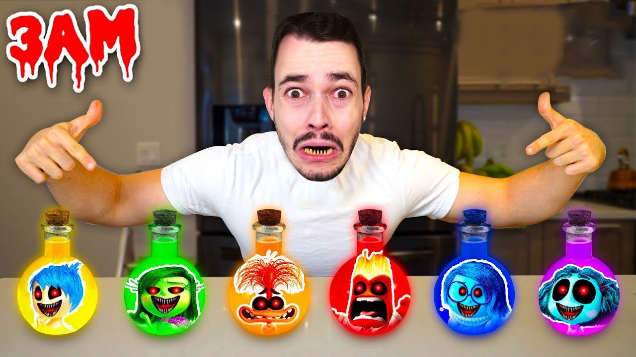 DO NOT DRINK ALL EVIL INSIDE OUT 2.EXE POTIONS AT 3AM! (EMOTIONS GONE ...