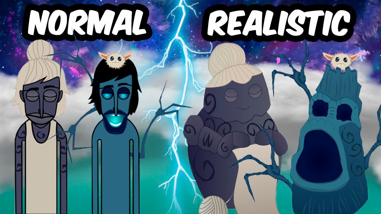 MonsterBox KNOTTSHURR ISLAND NORMAL VS REALISTIC TLL | My Singing ...
