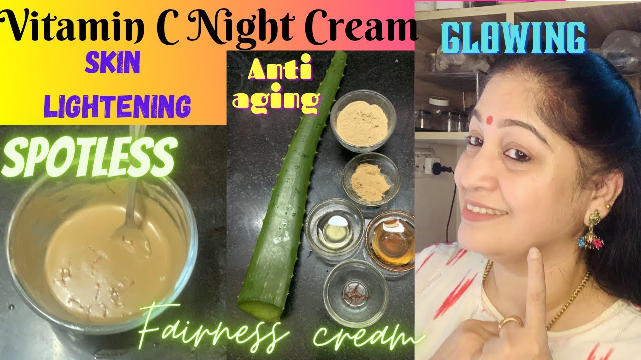 Skin lightening night cream | wrinkle free youthful | fairness cream ...