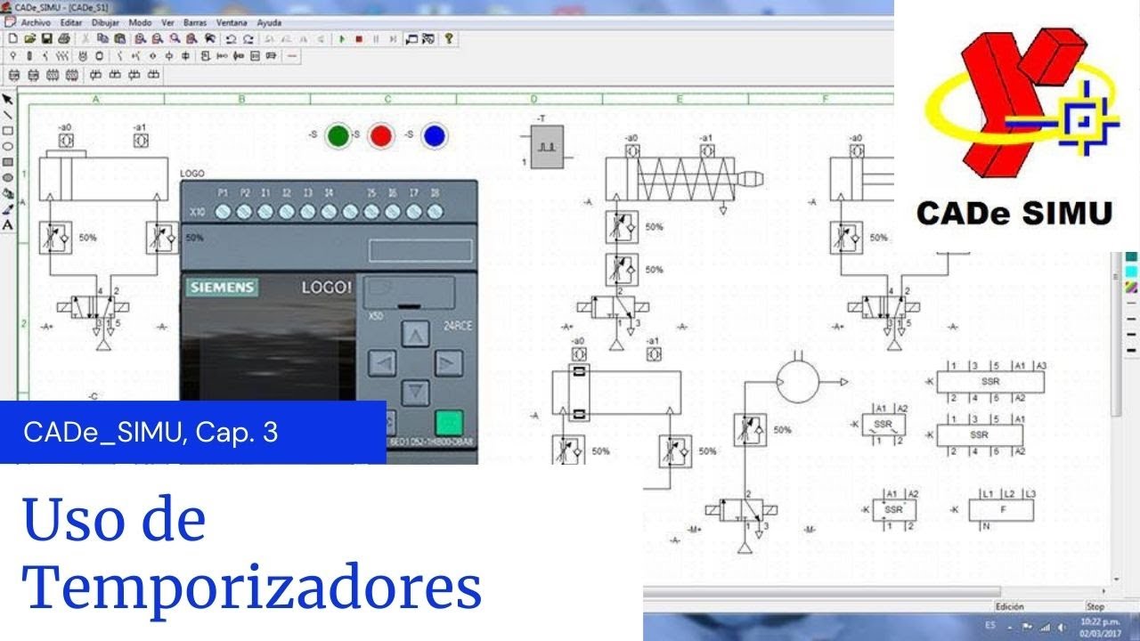 ⚡ CAP_03 Tutorial CADe_SIMU Uso de temporizadores - YouTube