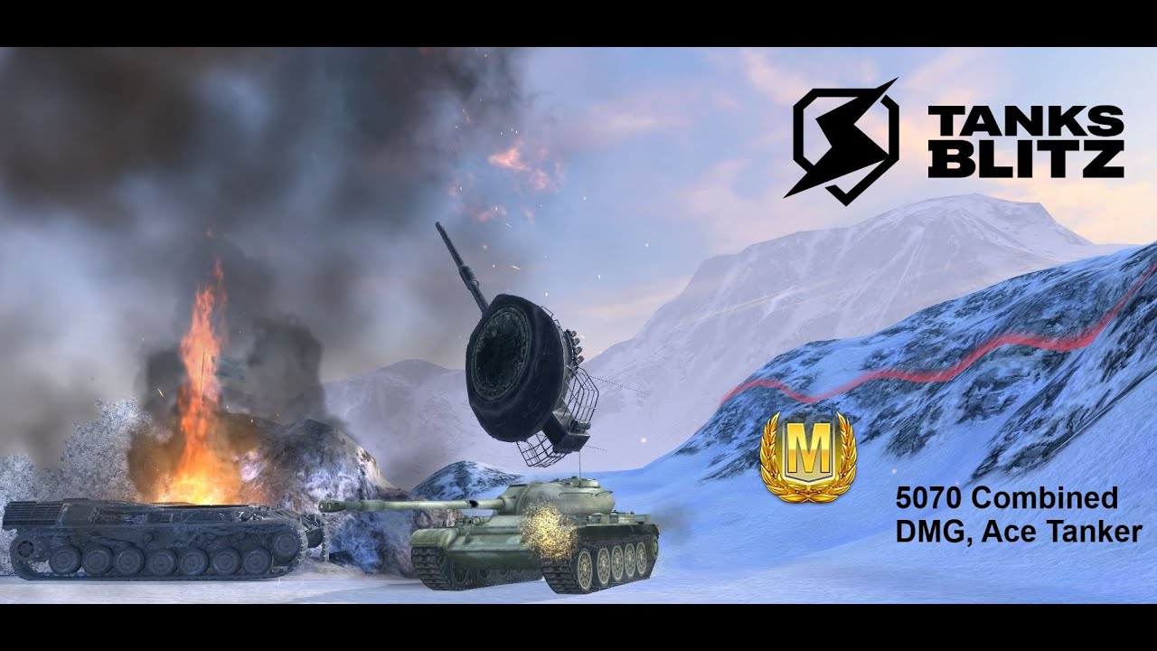 Tanks Blitz T-54 ace tanker battle - YouTube