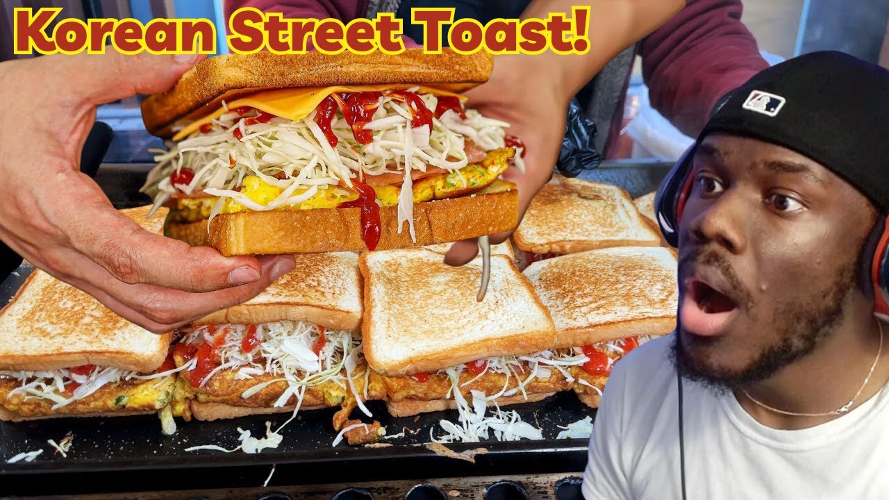 KOREAN HAM CHEESE "TOAST MASTER!" Korean Street Food - YouTube