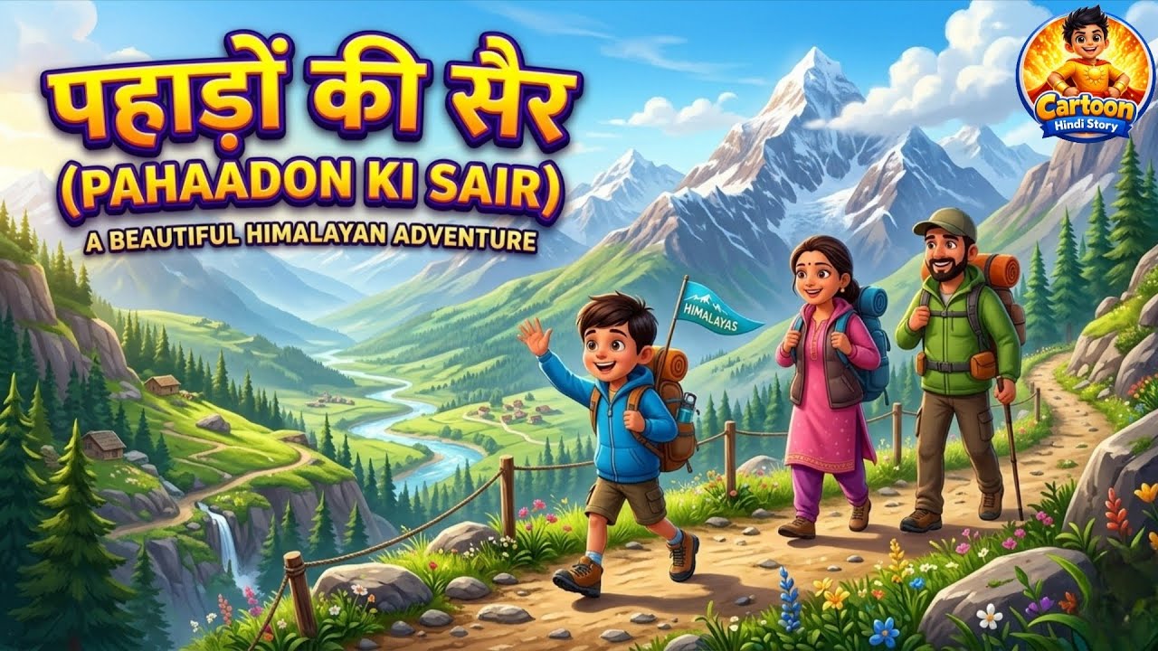 पहाड़ों की सैर 🏔️ | A Beautiful Himalayan Adventure | Hindi Moral ...