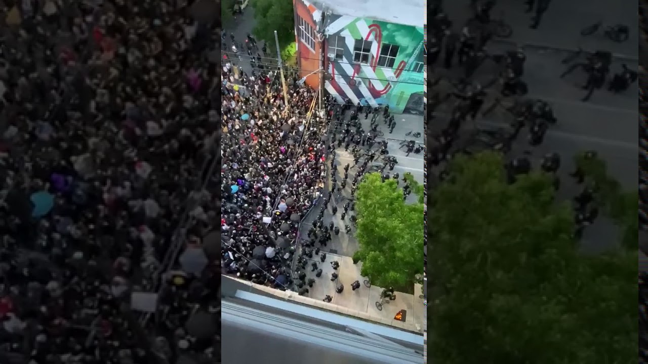Seattle Riot, Protest gone bad. - YouTube