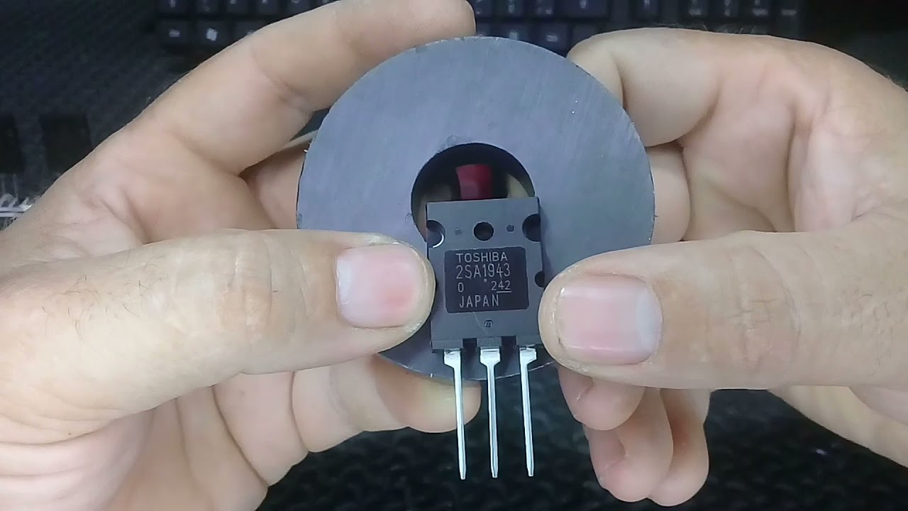 como identificar um transistor falsificado (dica) - YouTube