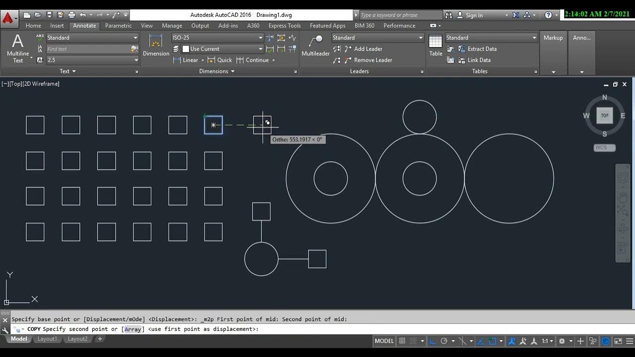 8 Copy,Move,Offset,Mirror,Rotate - YouTube