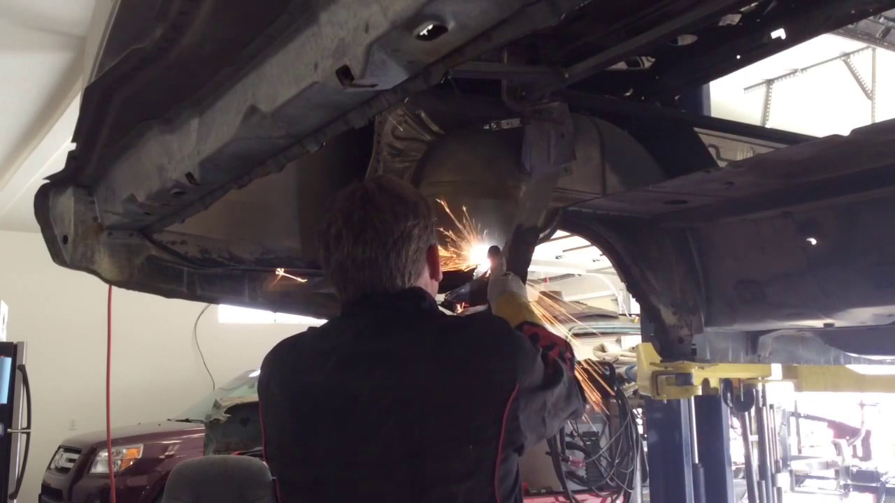 Chevelle Trunk Pan Install - YouTube