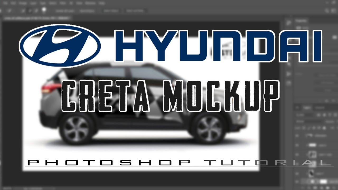 Photoshop Tutorial: Hyundai Creta car tunning/wapping(CC 2020) image ...