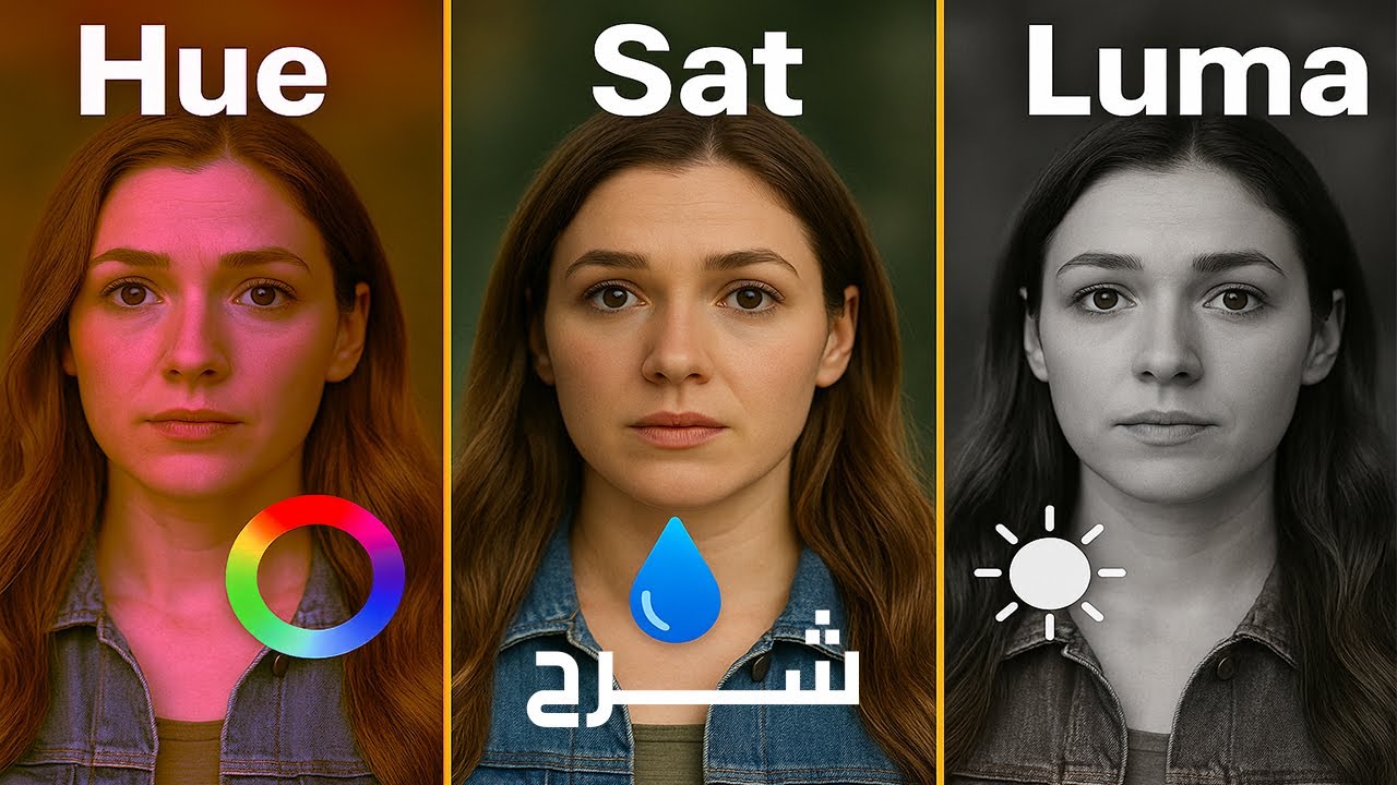 هشرحلك فى اقل من ٩٠ ثانية اية هو HUE VS SAT VS LUM - YouTube