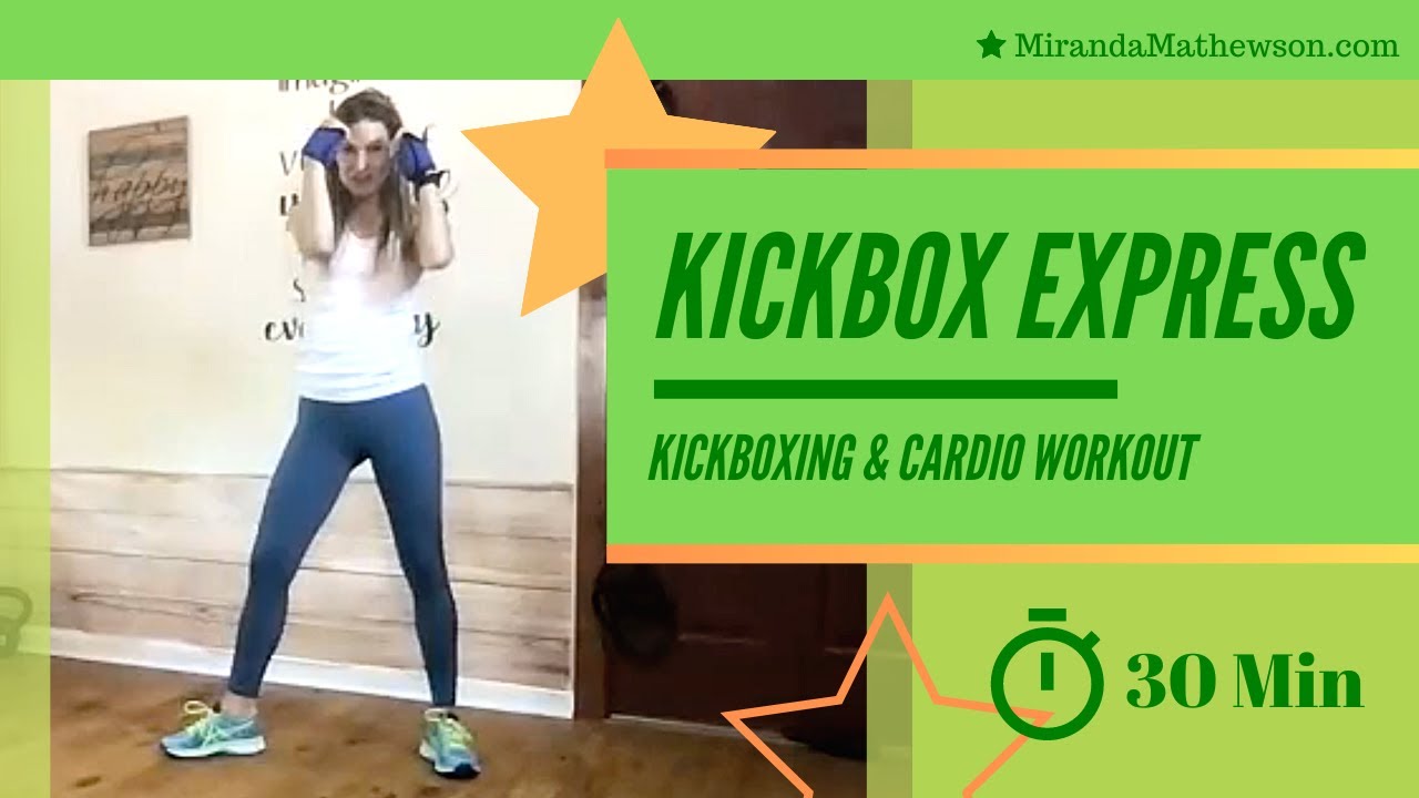 CARDIO KICKBOXING - 30Min Workout - YouTube