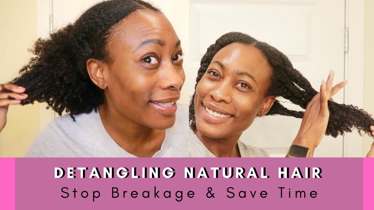 Prevent Hair Breakage and Cut Wash Day Time In Half - Detangling Dry ...