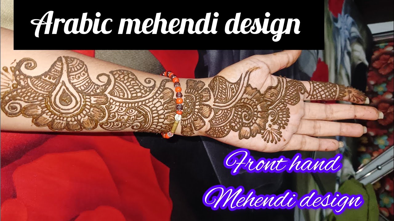 How to make beautiful Arabic mehendi design ||Arabic mehendi design ...
