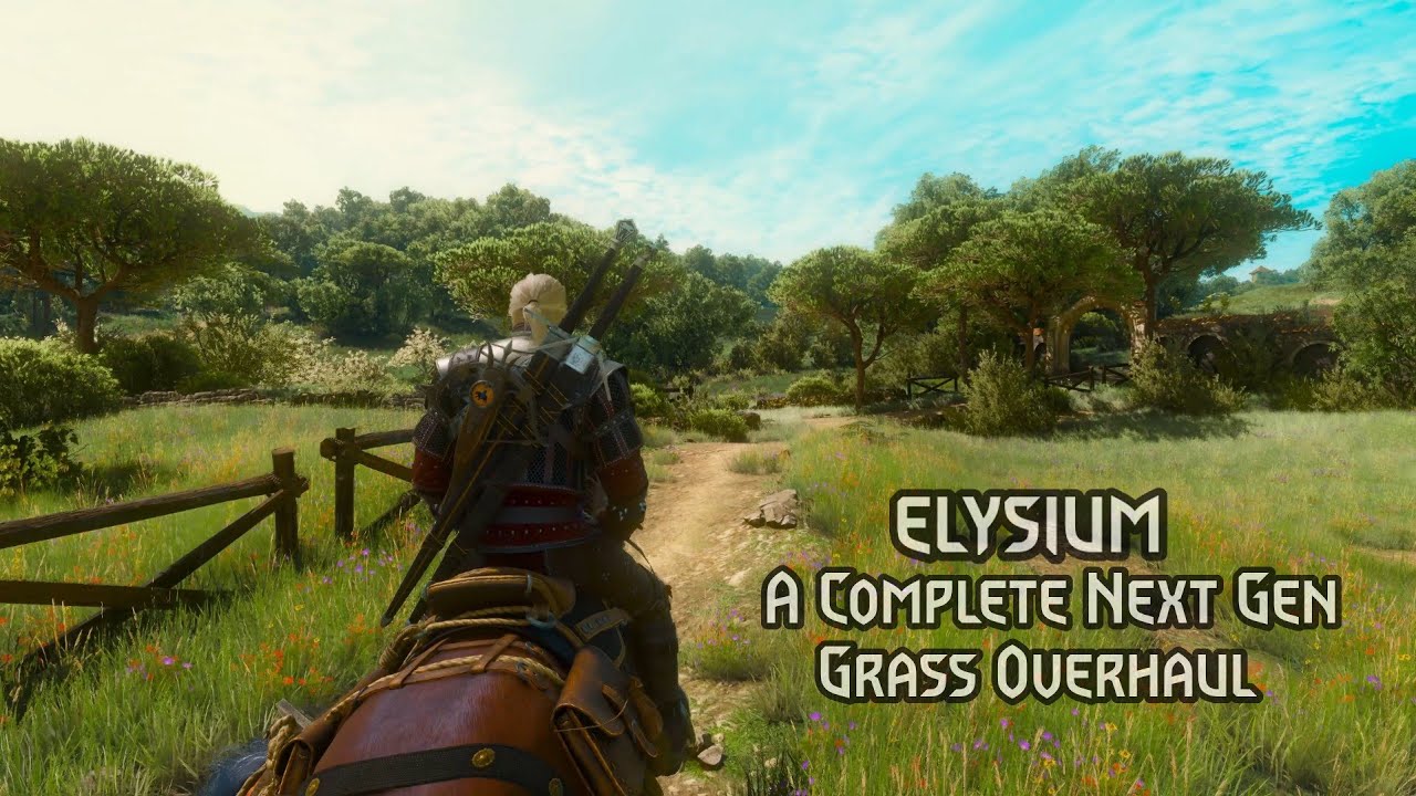 The Witcher 3 Still Mindblowing - A Complete Next Gen Grass Overhaul mod - YouTube