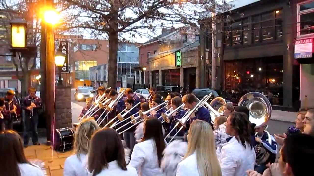 K-State Band at Louis Lunch - YouTube