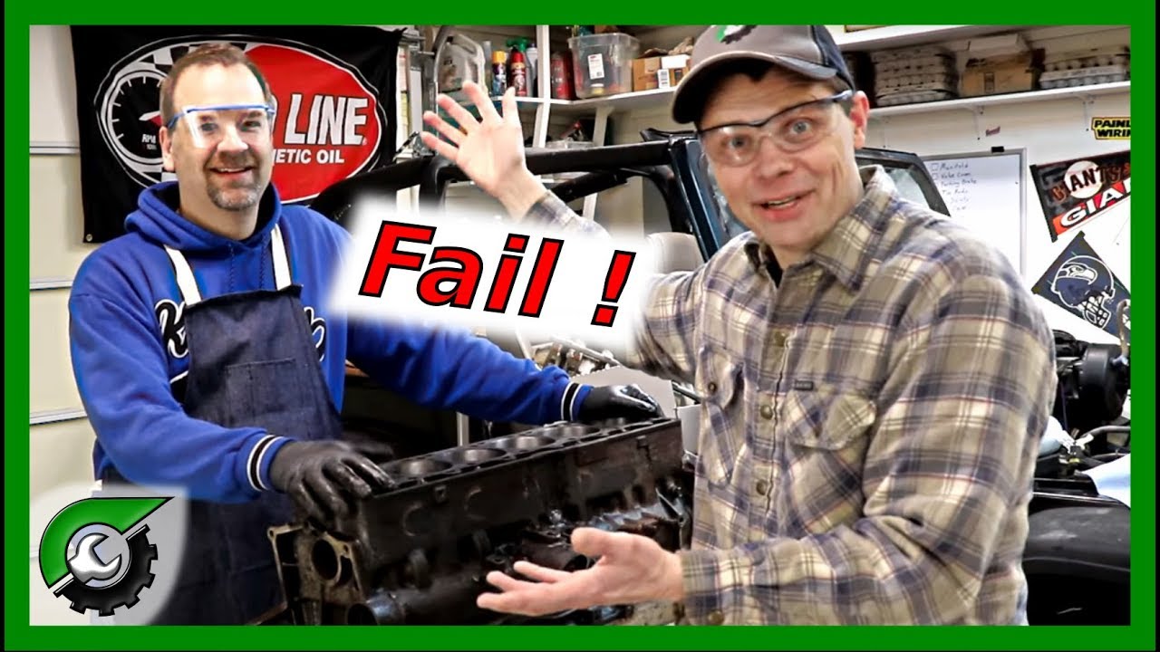 Engine Cleaning Fail: Engine Rebuild Part 13 - YouTube