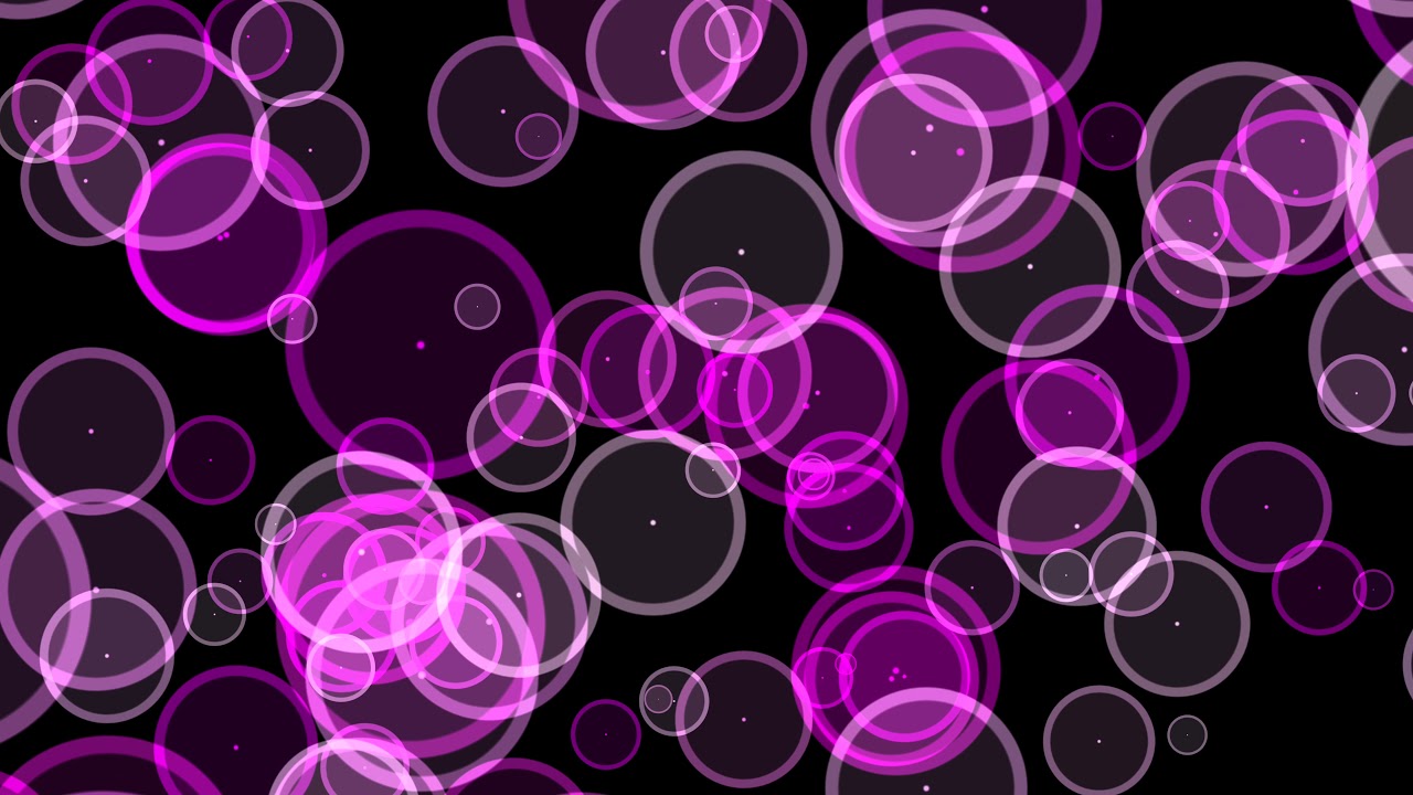 4K UHD 25fps FREE Video Background - Animated Pink Particle Circles ...