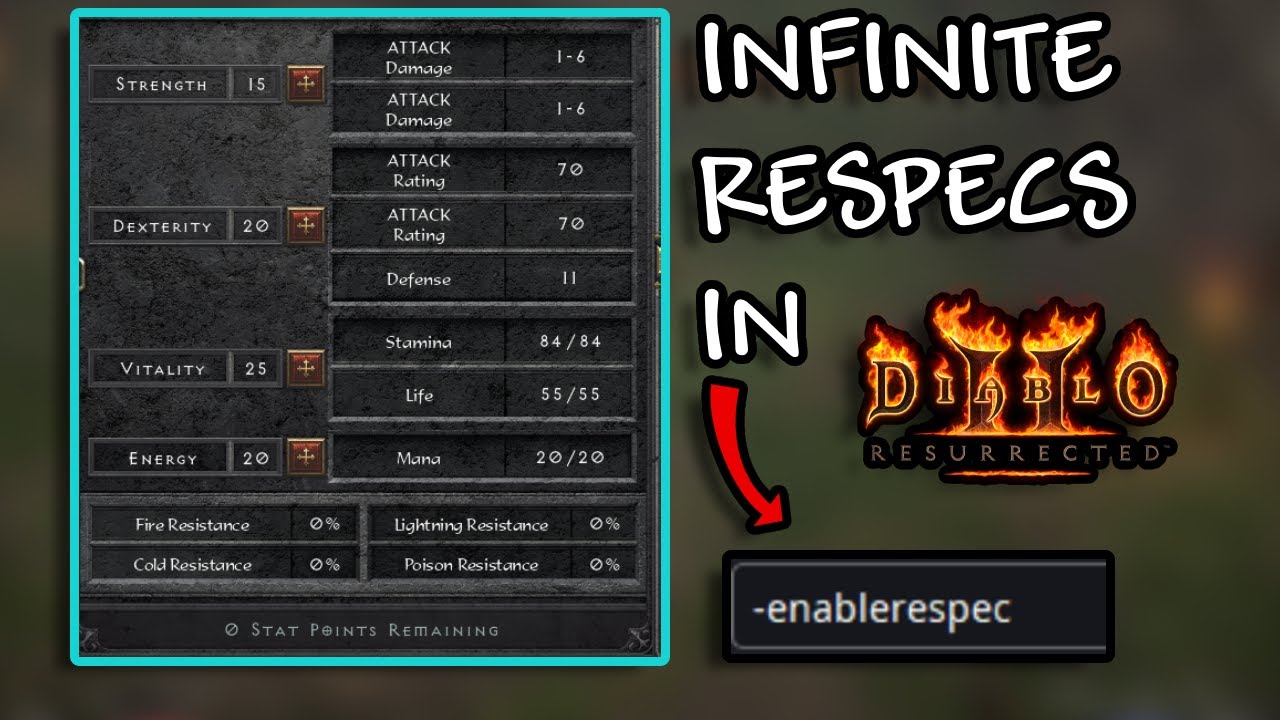 How To Respec INFINITELY In D2R! - YouTube