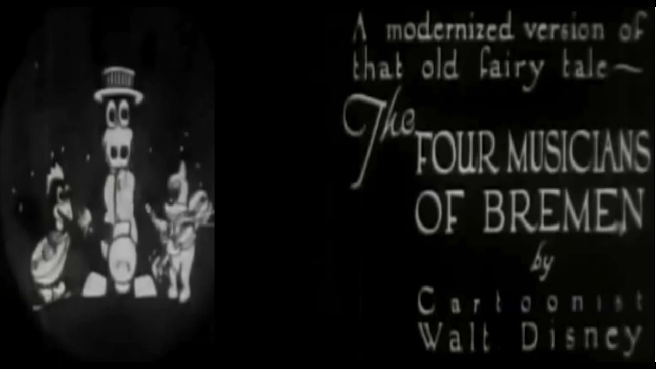 “The Four Musicians of Bremen”(De Bremer Stadsmuzikanten) uit 1922, de ...