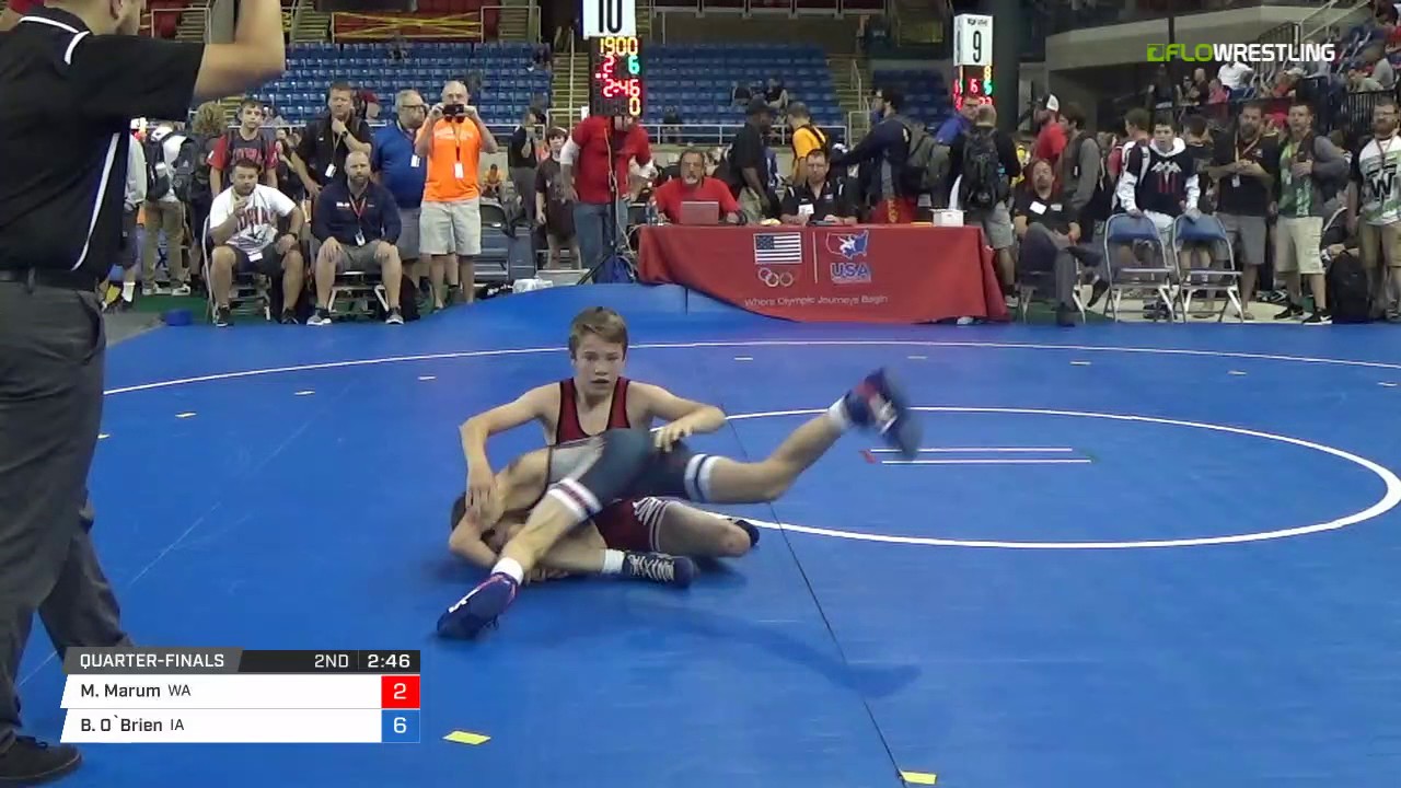 Cadet FS 88 QF Brandon OBrien IA vs Mark Marcum WA - YouTube