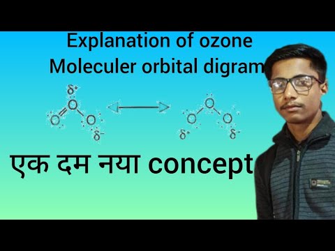 explanation of molecular orbital digram of ozone । acyclic structure of ...