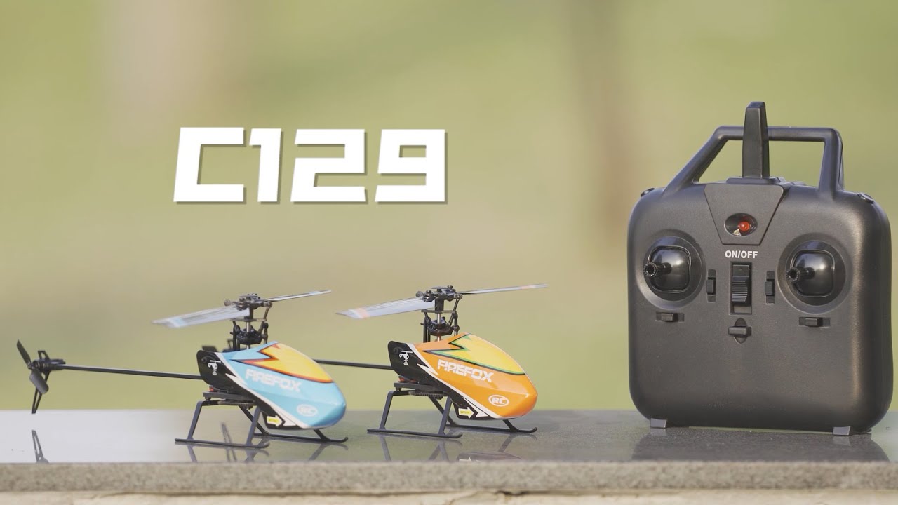 RC Helicopter C129 RTF 6 Axis Gyro 4CH Air Pressure Altitude 2.4G RC ...