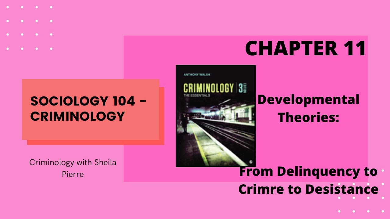 LECTURE: Chapter 11 - Developmental Theories: From Delinquency to Crime ...