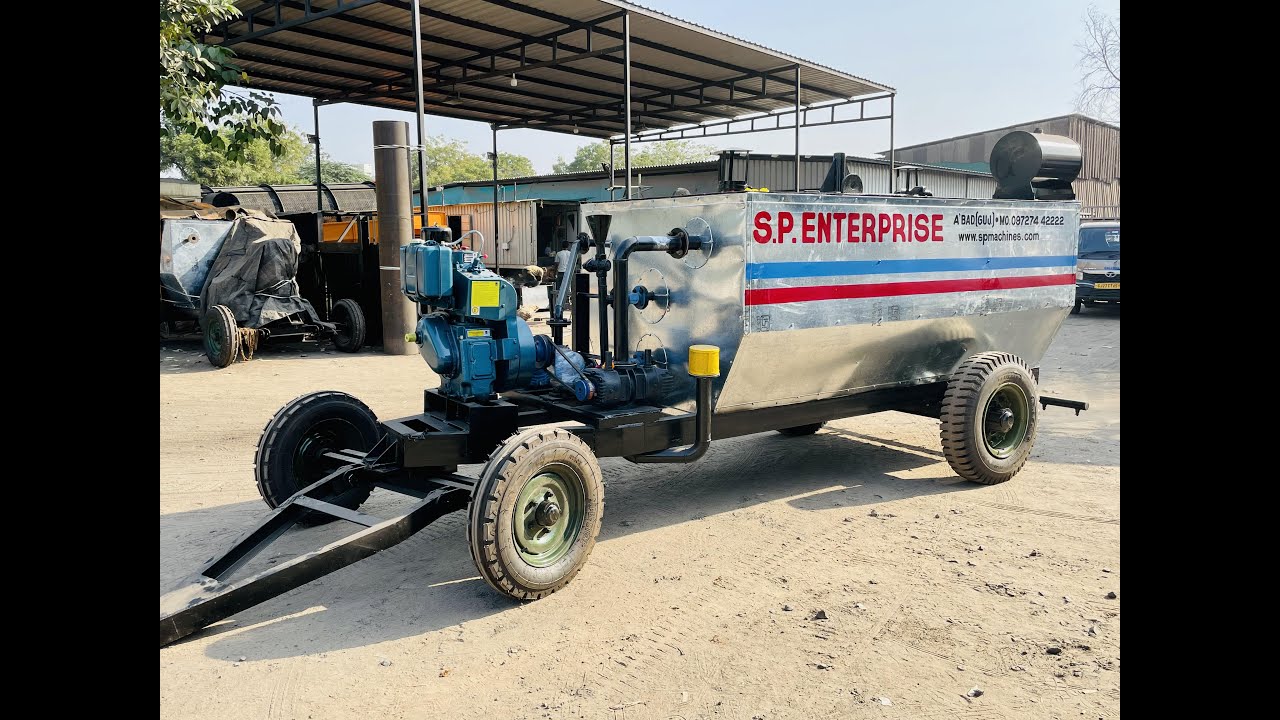 Bitumen Sprayer | Asphalt Pressure Distributor - YouTube