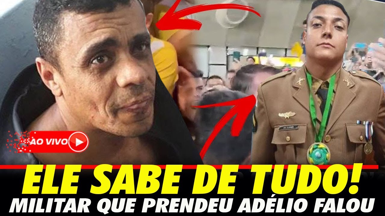 ELE FALOU COM ADÉLIO! Militar Que Salvou a Vida de Adélio Conta tudo o ...