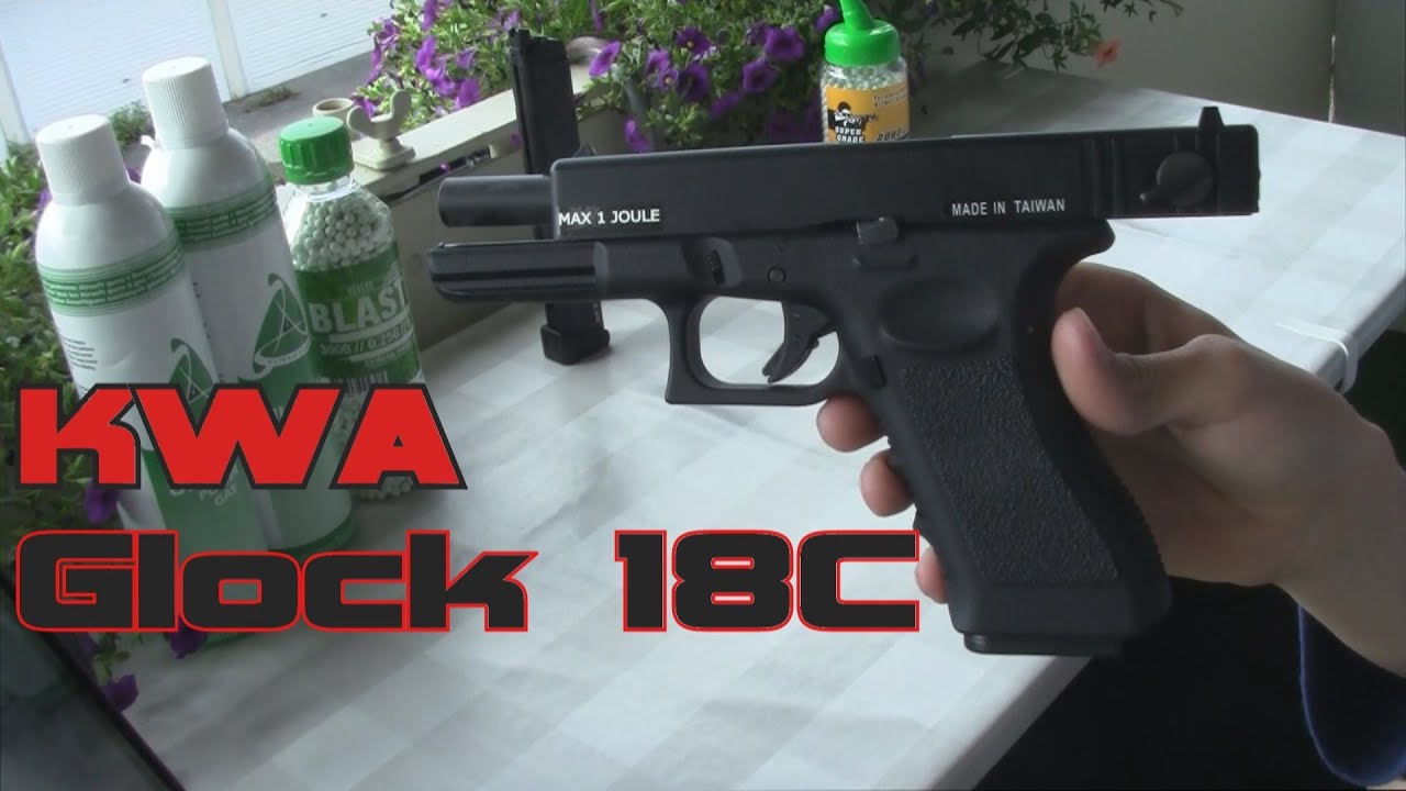 (Airsoft) KWA Glock 18C (GBB) - YouTube