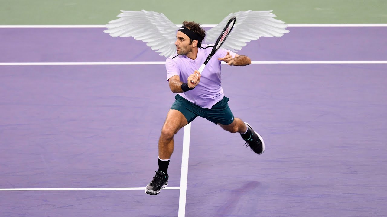 The Day Roger Federer FLEW around the Court! (Insane Footwork) - YouTube