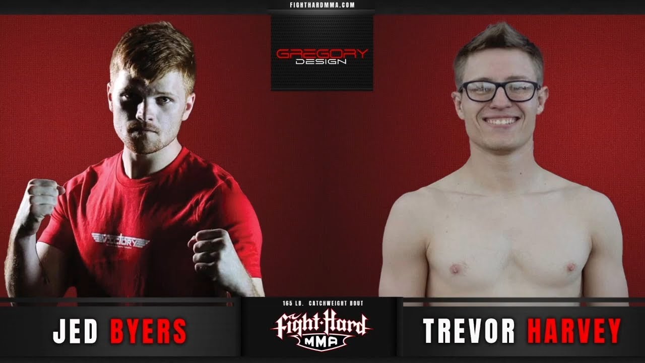 Fight Hard Springfield Fight Night 1 Jed Byers vs Trevor Harvey - YouTube