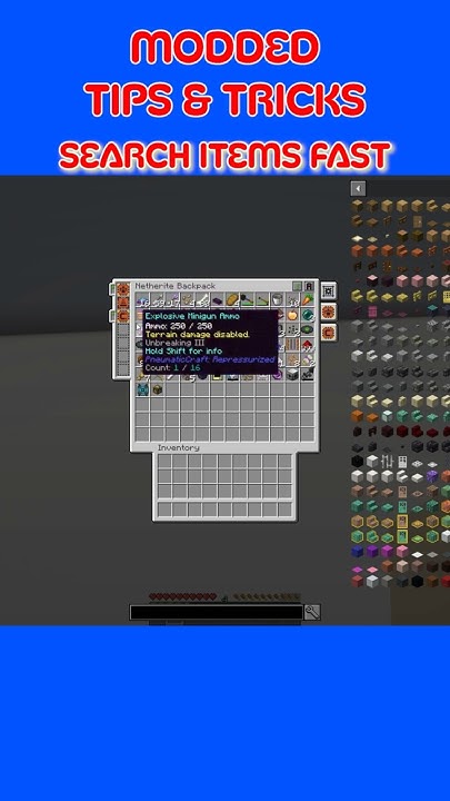 Modded Tips & Tricks - YouTube