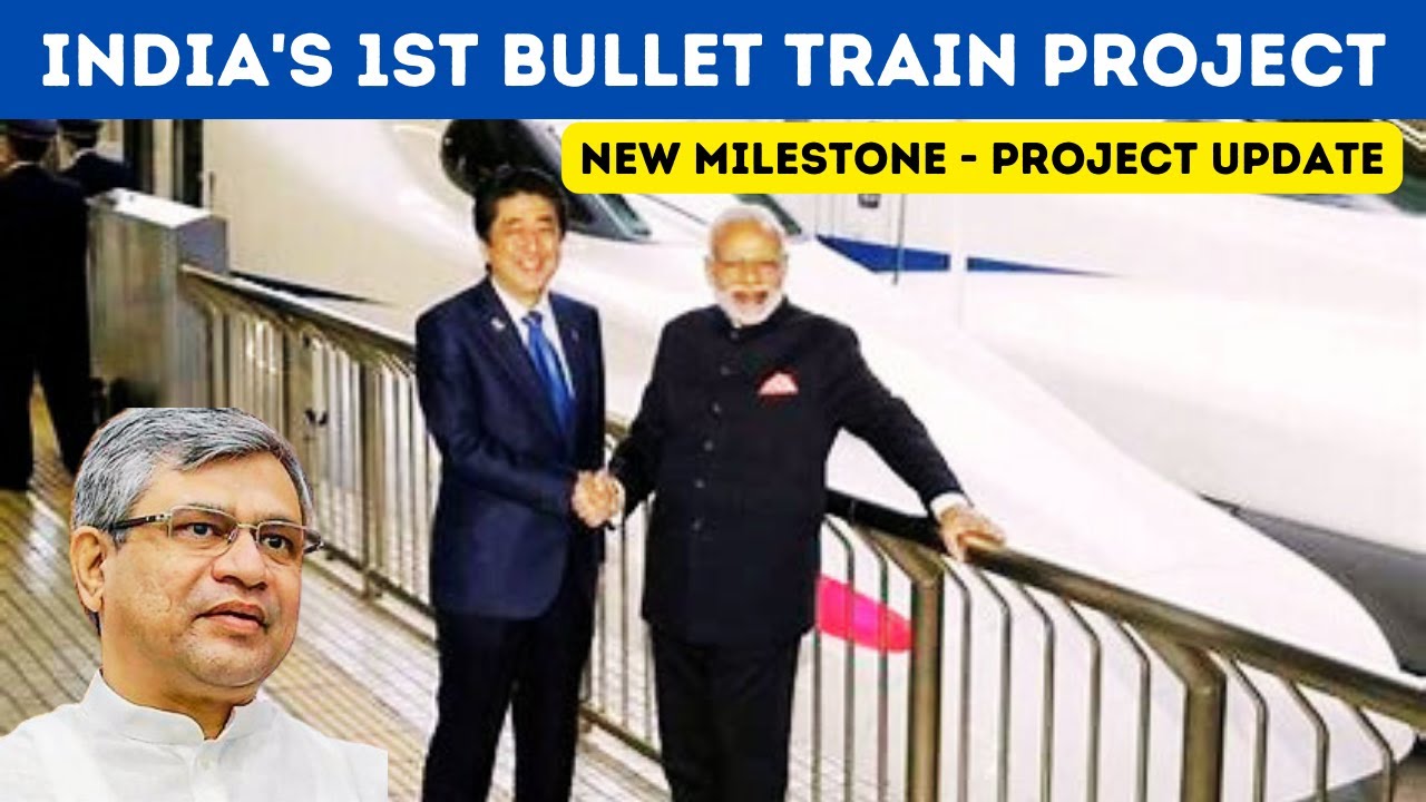 India’s 1 st Bullet Train Project Hits Another Milestone! | Mumbai ...
