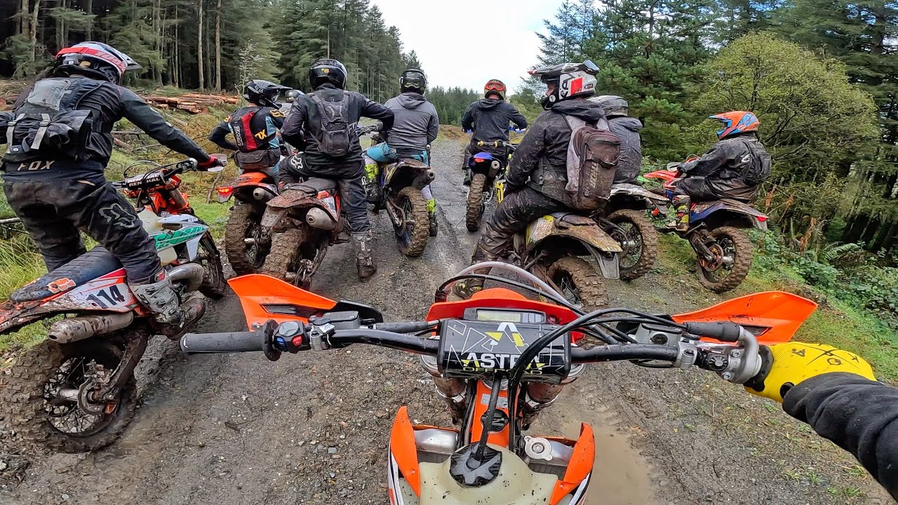 Riding With The BEST Motocross Riders I Know (On An Enduro Ride) - YouTube