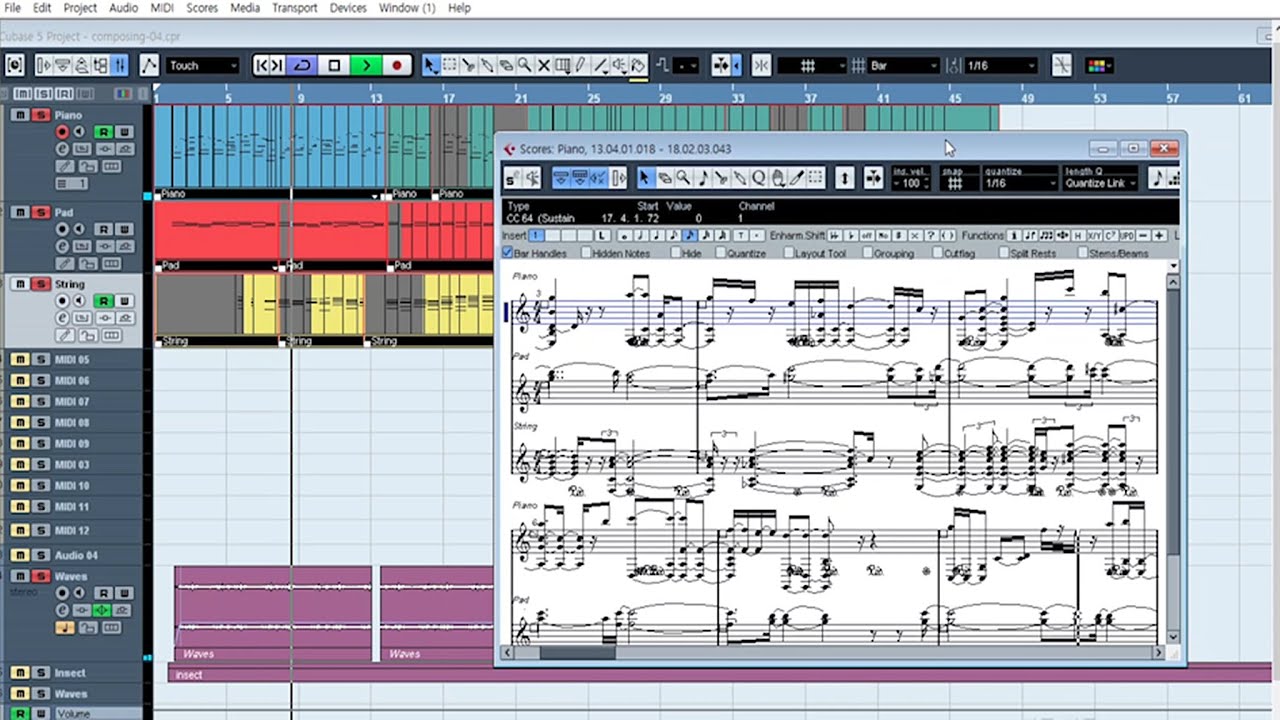 'Music Drawing' Composing Process - Making Video - YouTube