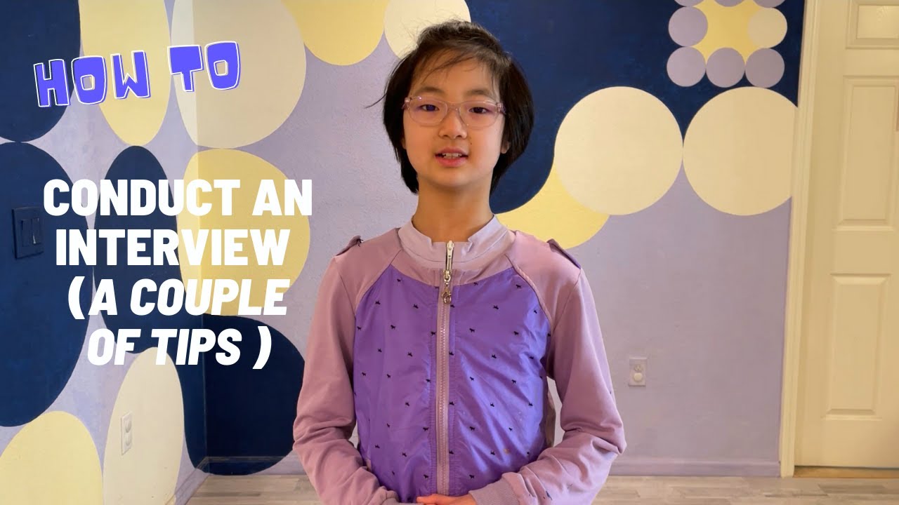 How to Conduct an Interview - A Couple of Tips - YouTube