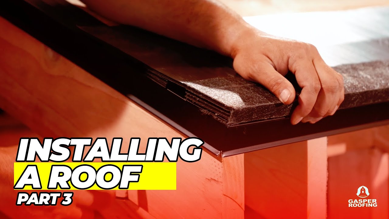 How to Install a Roof Step by Step (Part 3) | GASPER ROOFING - YouTube