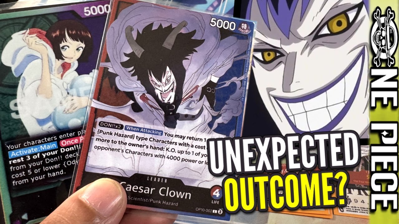 THE BEST ROGUE DECKS! | OP09 Lim Vs OP10 Caesar Clown | One Piece TCG ...