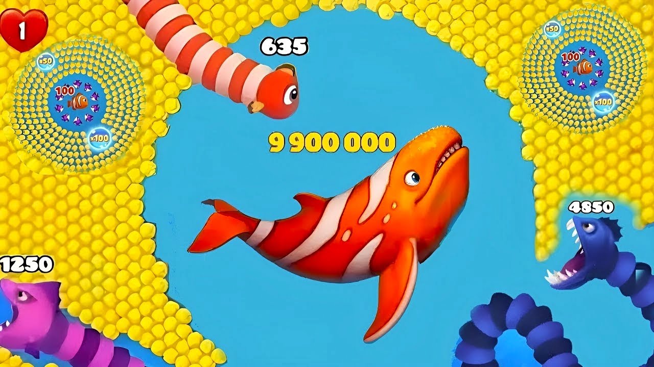 Fishdom 🐠 Big fish rescue from Shark 😲🔥 New Level Update Wow 😳 - YouTube