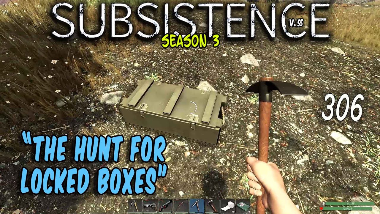 Subsistence S3 ep306 | Locked Box Hunt! | Base building| survival games ...