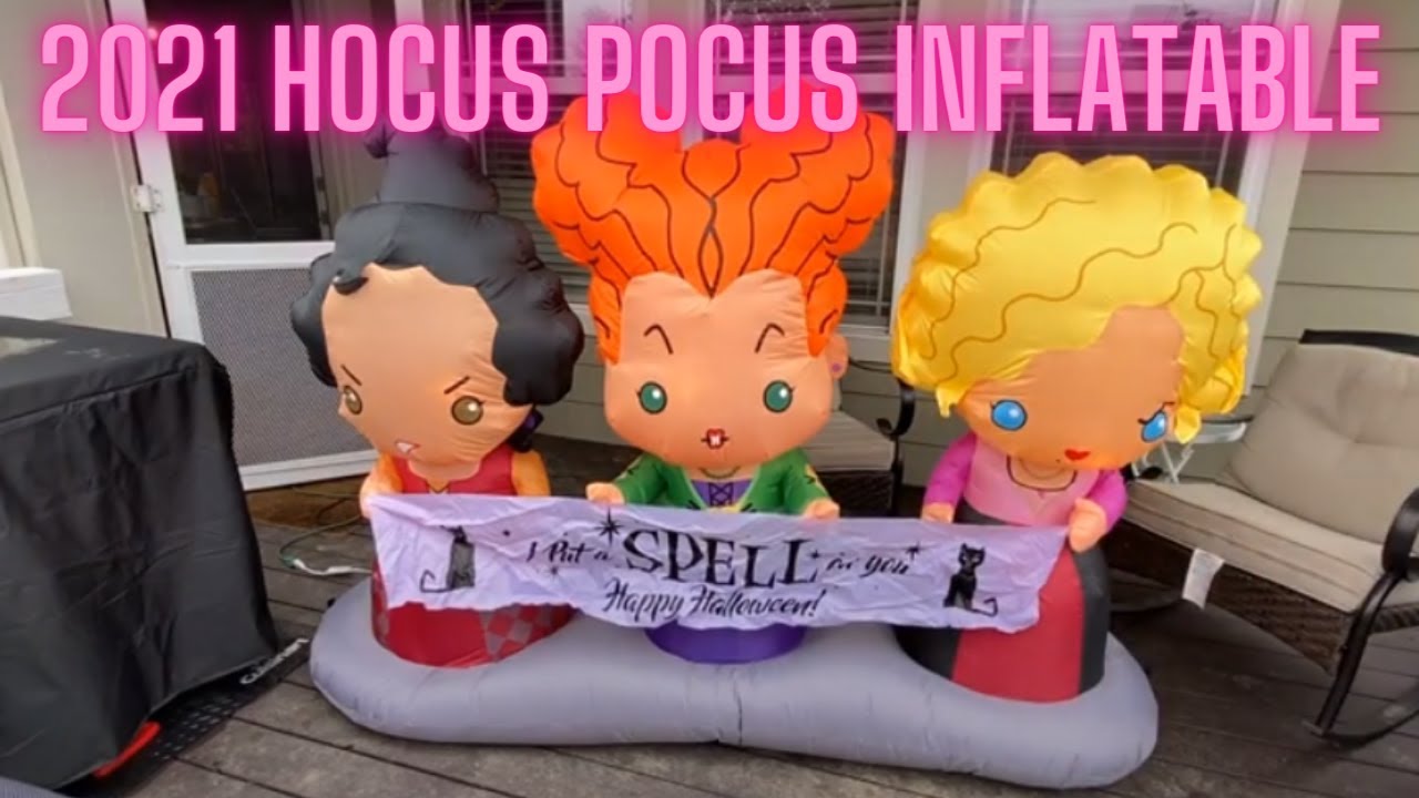 Disney’s Hocus Pocus Halloween Inflatable - Home Depot Exclusive - YouTube