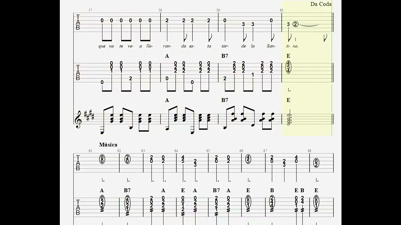 La Santina (Partitura sonora) Acordes - Chordify