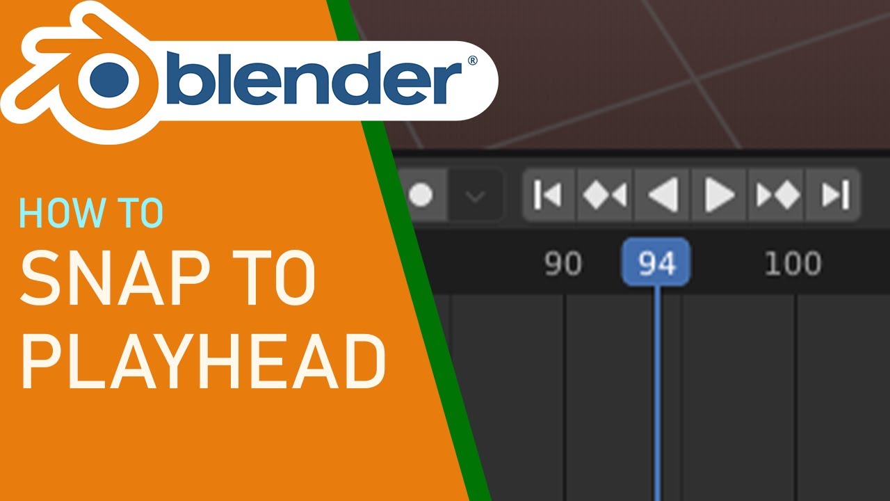 How to snap to playhead in blender - YouTube