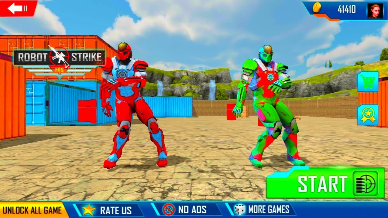 Robot strike gun game new 2020 - YouTube