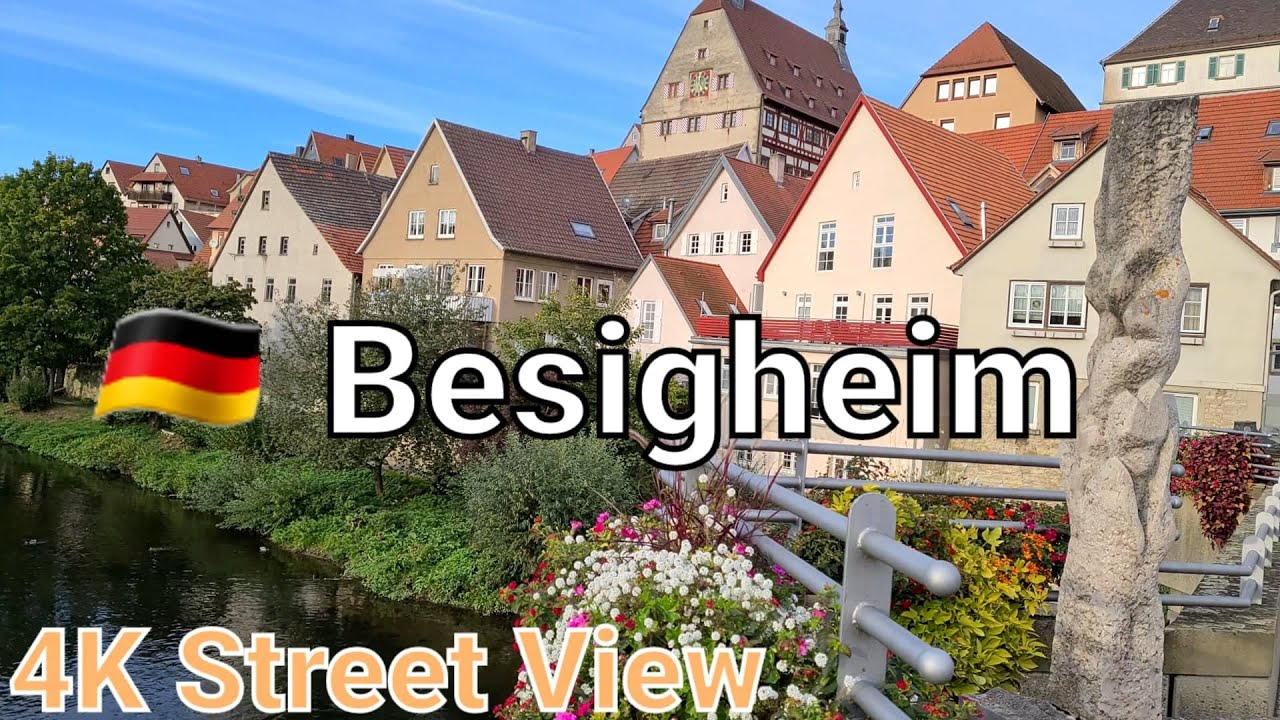 [4K] Besigheim, Germany 🇩🇪 Walking Tour | Street View | Phong cảnh nước ...