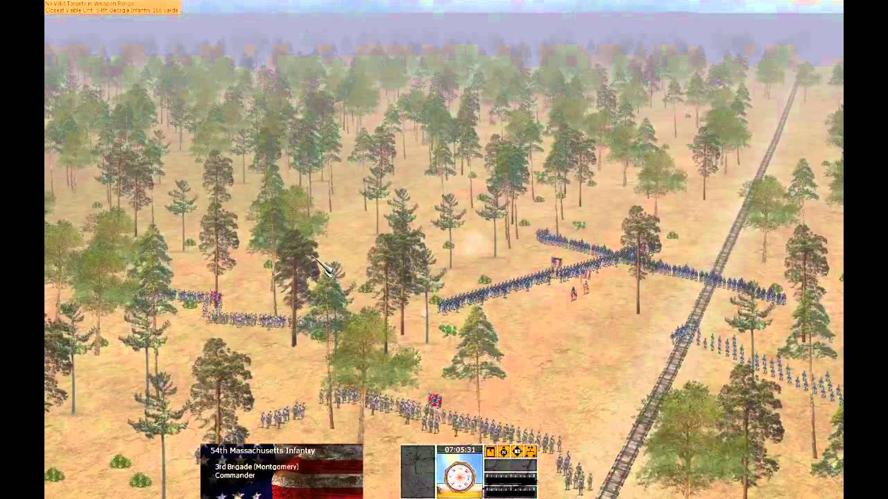 Scourge of War: Olustee mod and map - YouTube