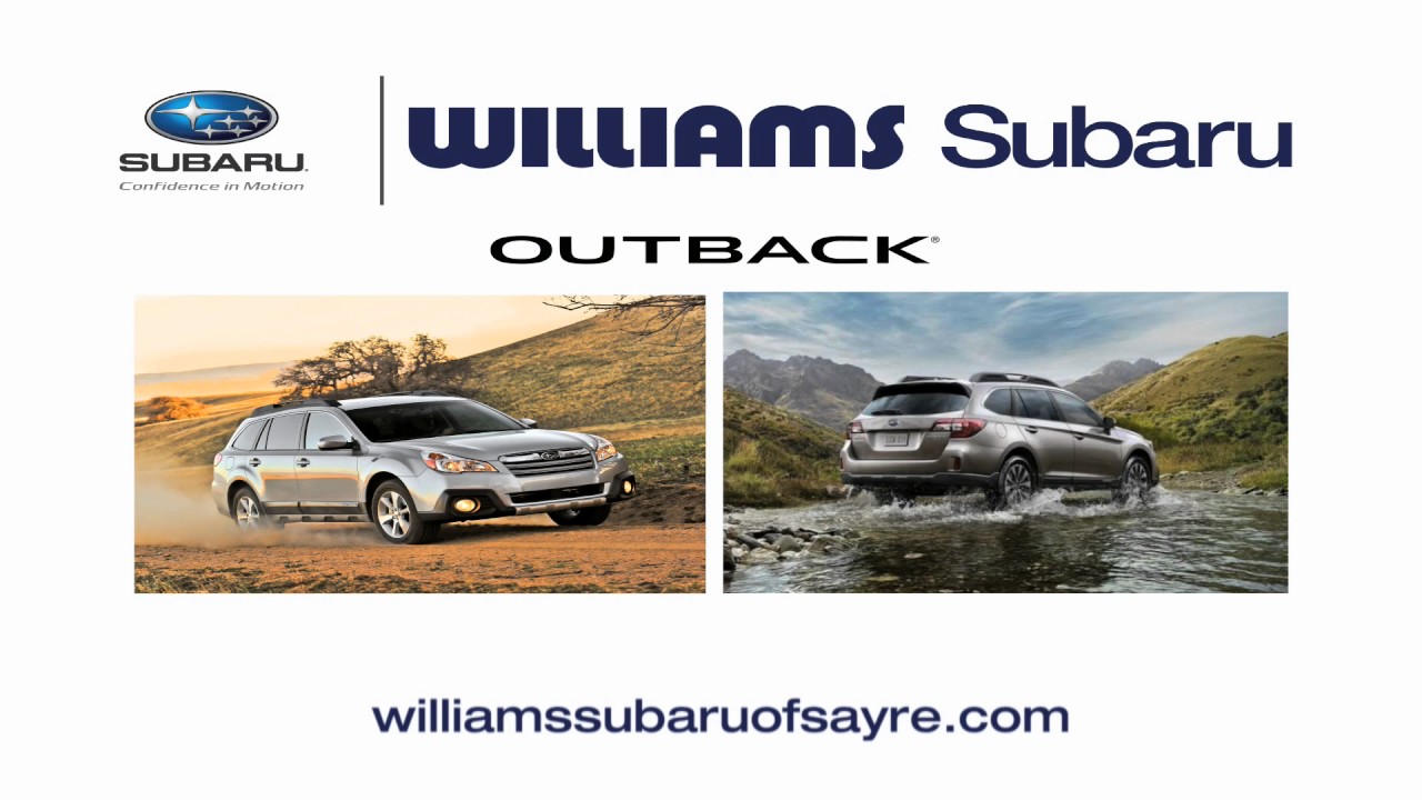 WILLIAMS SUBARU ANNOUNCEMENT - YouTube