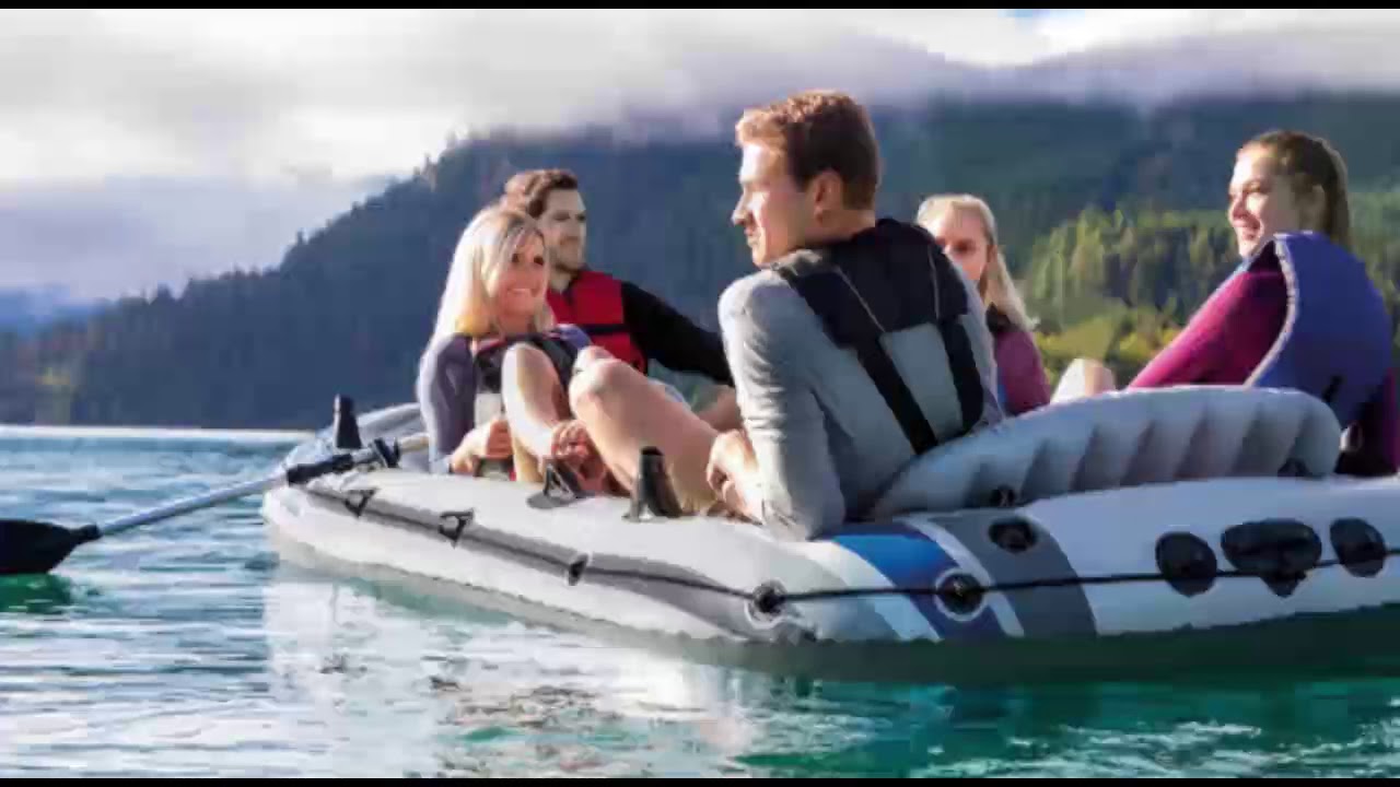 Bote Excursion 5 Intex - YouTube