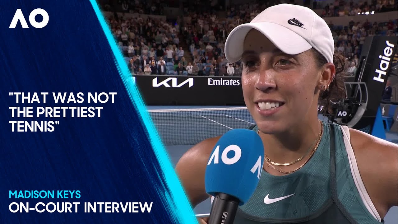 Madison Keys On-Court Interview | Australian Open 2025 Second Round ...